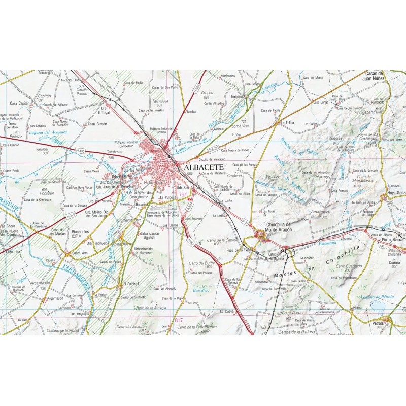 mapa carreteras de albacete
